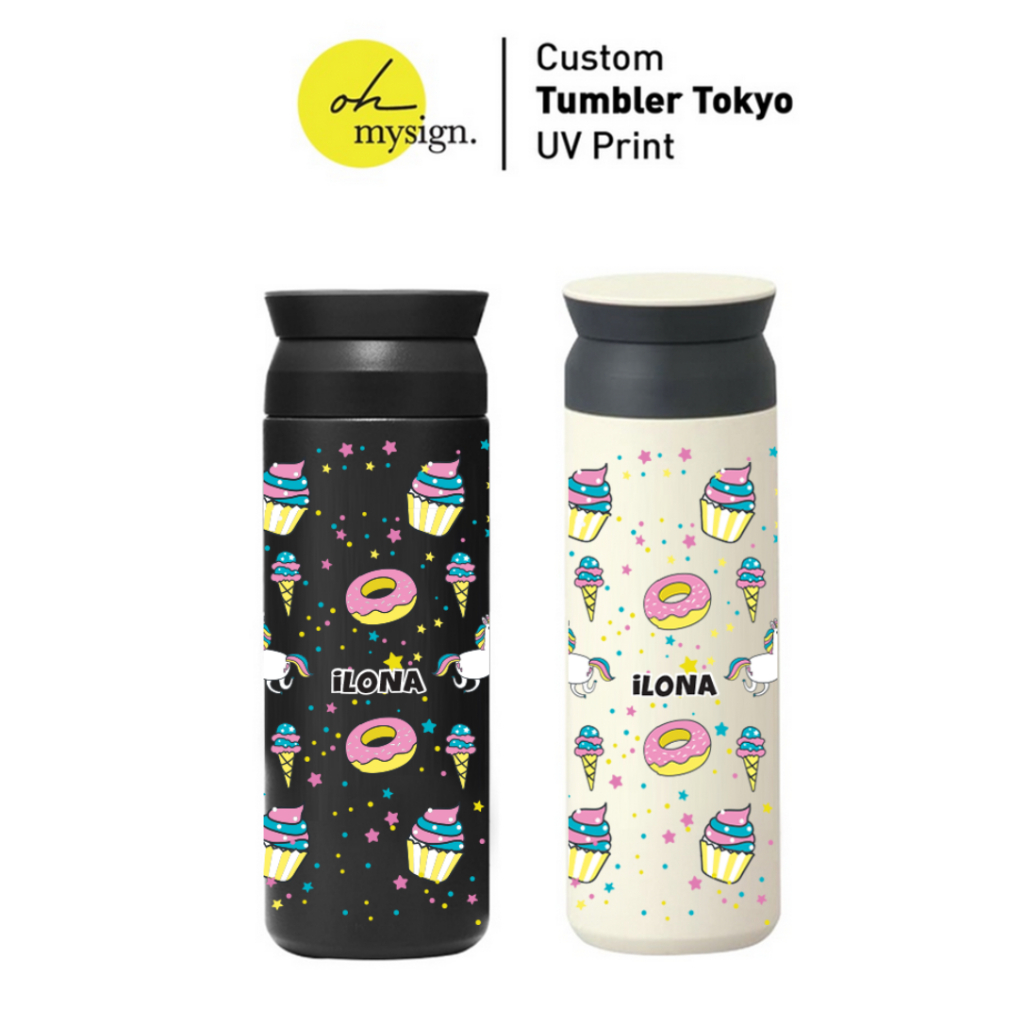 Jual Oh My Sign Tumbler Termos Stainless Japan 500ml Botol Minum Custom ...