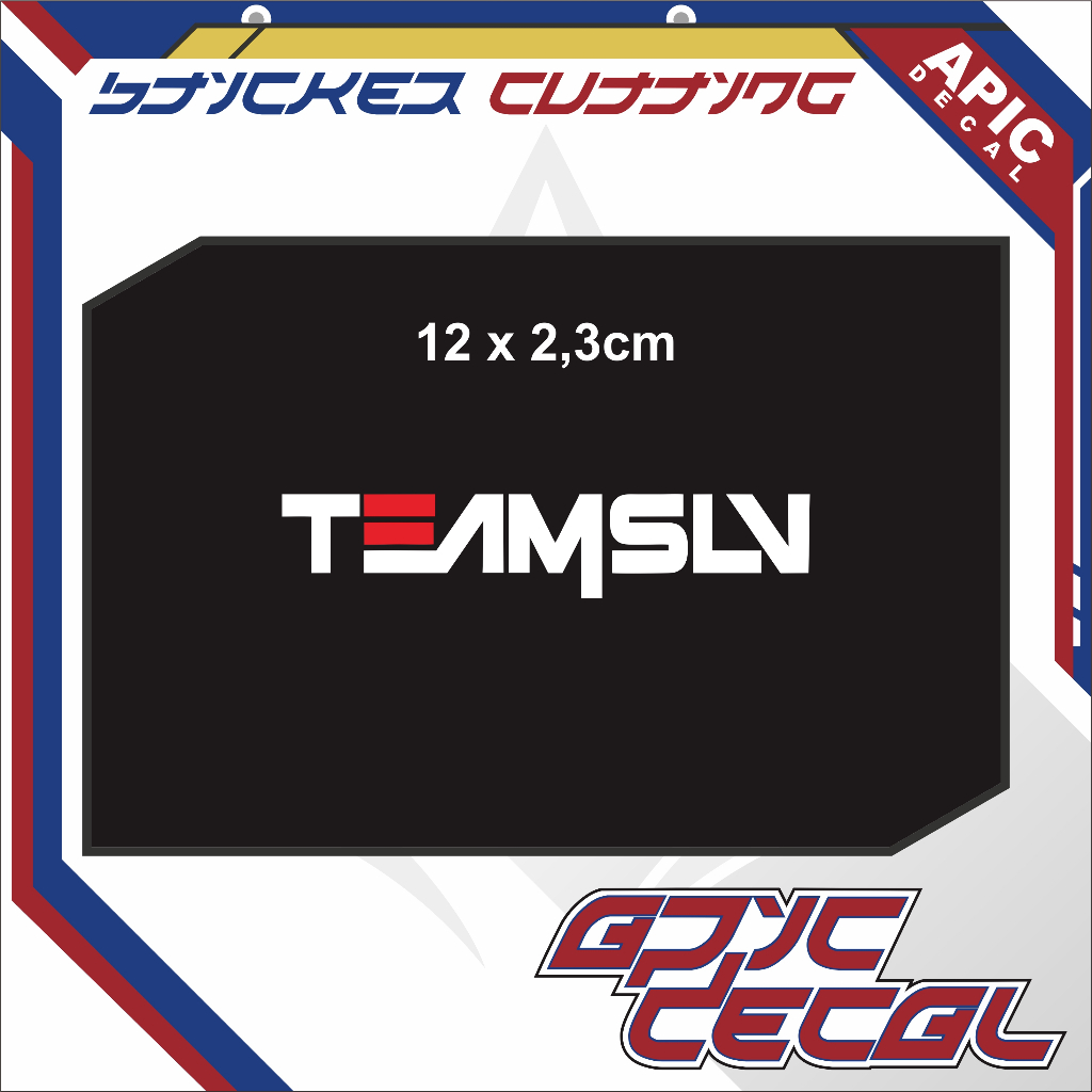 Jual Stiker TEAMSLV Cutting | Shopee Indonesia