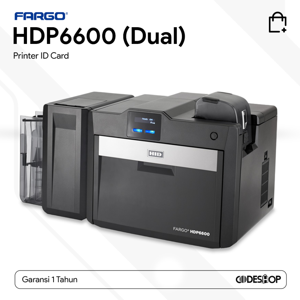 Jual Fargo HDP6600 ID Card Printer Dual Side Cetak Kartu PVC RFID Dua ...