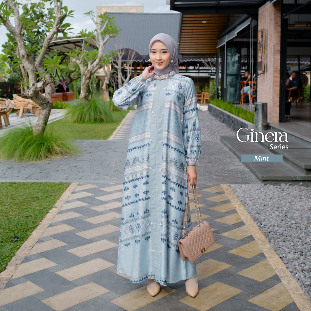 Jual Ginera Gamis Payet Couple Premium Series (GAMIS SAJA) | Shopee ...