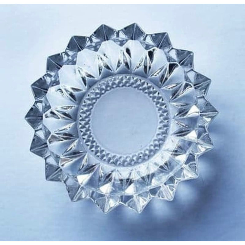 Jual asbak kaca ukuran besar / asbak kristal tebal / asbak beling besar ...