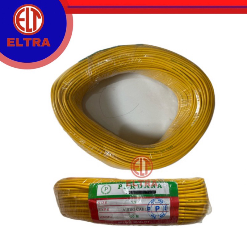 Jual Kabel listrik NYAF perdana 1.5mm / meter ( AWG 16 ) | Shopee Indonesia