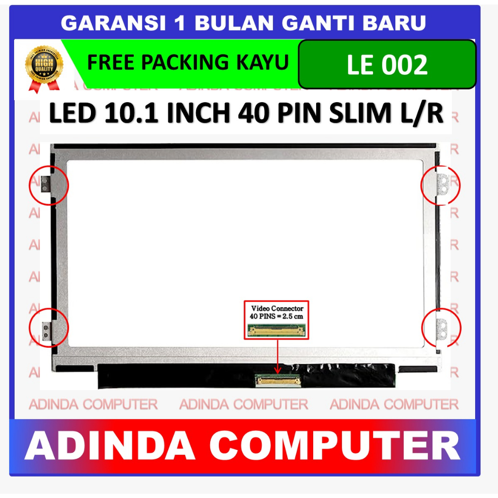 Jual LED LCD Laptop Notebook 10 Inch 10.1 Inch Slim Tipis | Shopee ...