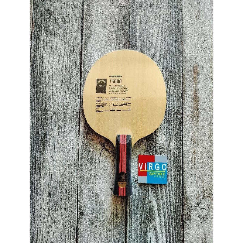 Jual Sanwei T5000 Carbon kayu blade bet pingpong 100%Original | Shopee Indonesia