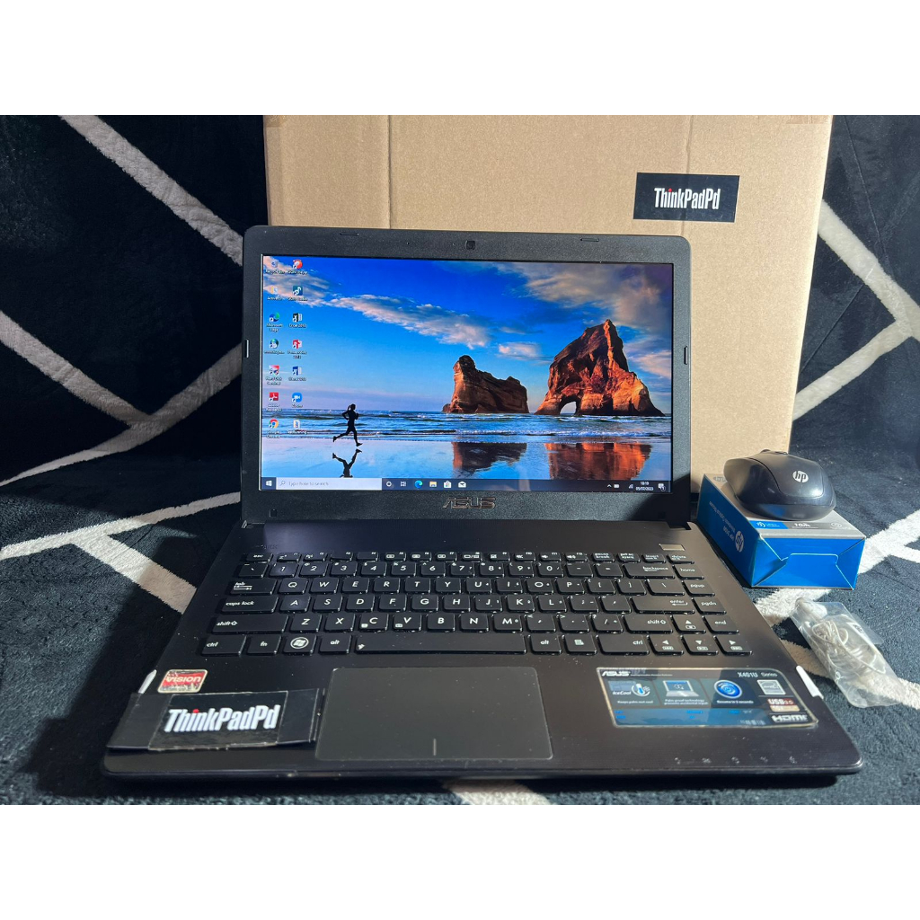 Jual Laptop Gaming desain Asus X401U AMD radeon Mulus murah | Shopee ...