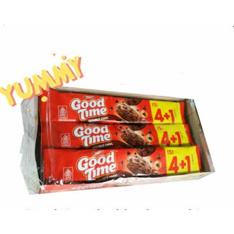 Jual Good time cookies double coklat 26.5 Gram ( 1 Pack isi 12 Pcs ...