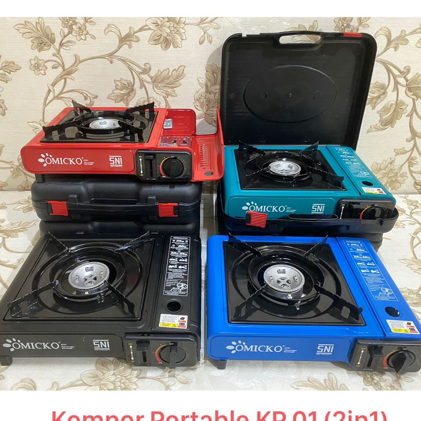 Jual Kompor Gas Portable OMICKO 2 In 1/ Kompor Portable / gas Tungku ...
