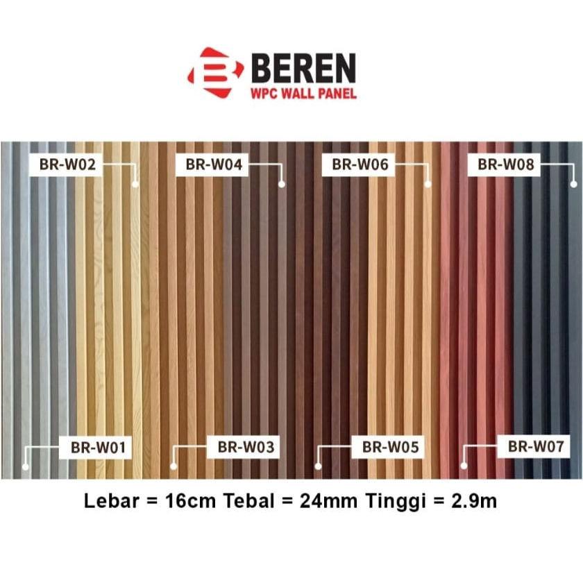 Jual Wall Panel WPC Beren Tebal 24mm | Shopee Indonesia