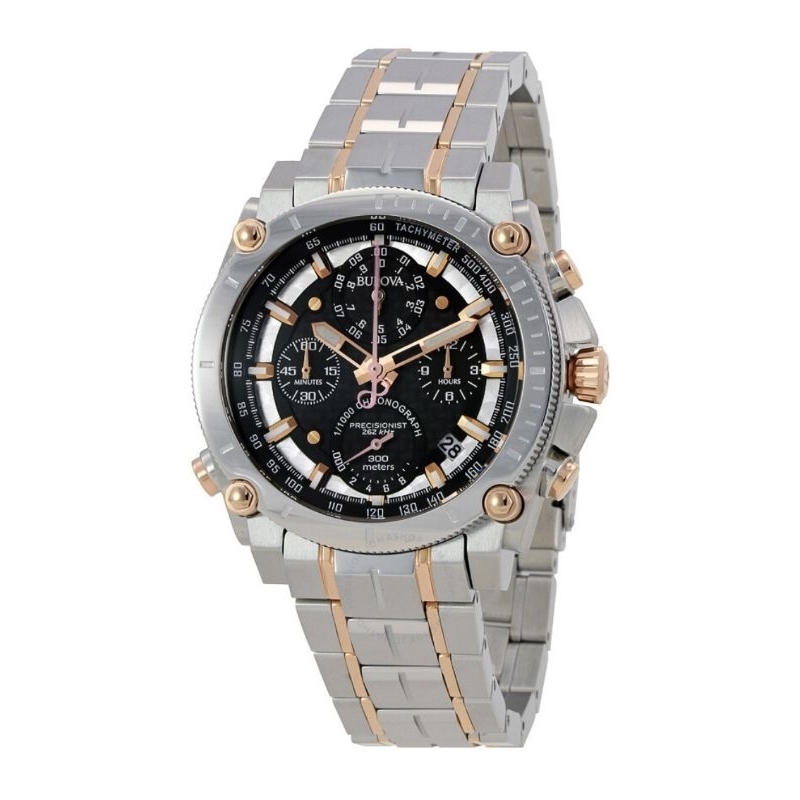 Jual Bulova 98G256 Chronograph - Jam Tangan Pria - Silver Rosegold ...