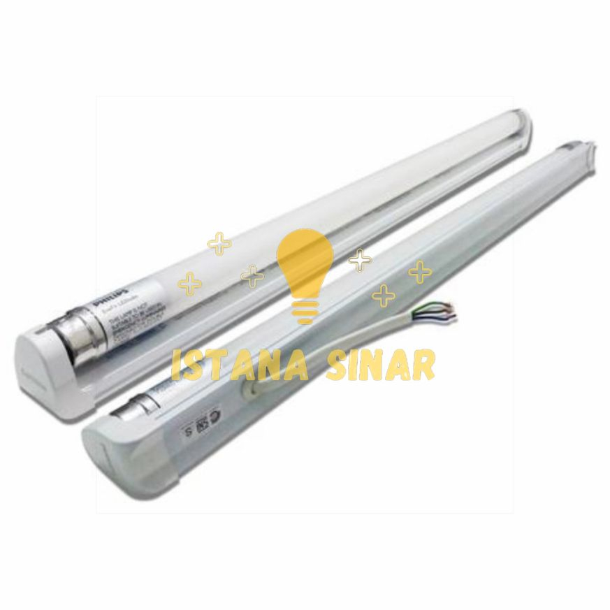 Jual Lampu TL Philips LED 1 set Komplit 8w / 16w + Kap 60cm 120cm Ecofit | Shopee Indonesia