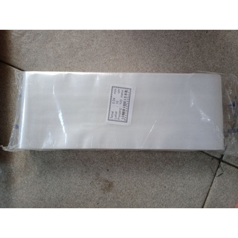 Jual plastik rol jet tebal 0,04mm lebar 10 cm berkualitas | Shopee ...