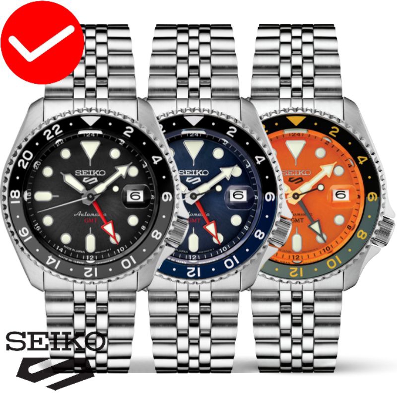 Jual SEIKO 5 GMT AUTOMATIC ORIGINAL SKX SSK001 SSK03 SSK05 | Shopee ...