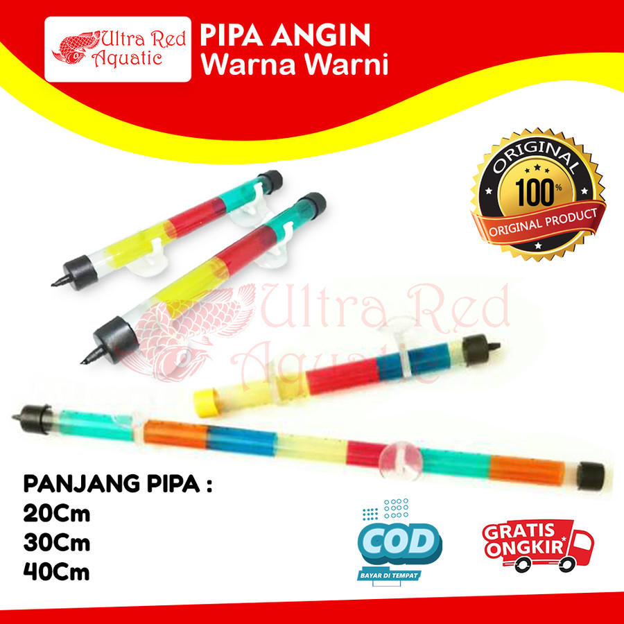 Jual Pipa Angin Gelembung Udara Aerator Aquarium Warna Warni Aquascape ...