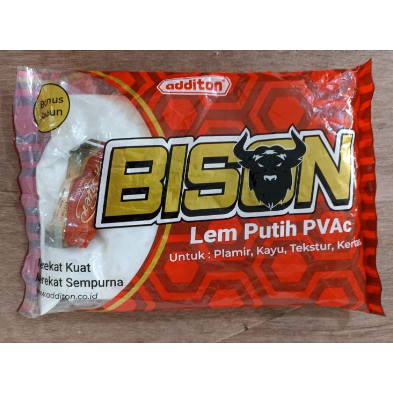 Jual LEM PUTIH PVAC BISON | Shopee Indonesia