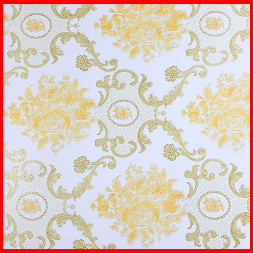 Jual Wallpaper Stiker Batik Mewah | Wall Stiker Dekorasi Ukuran L 45 cm ...