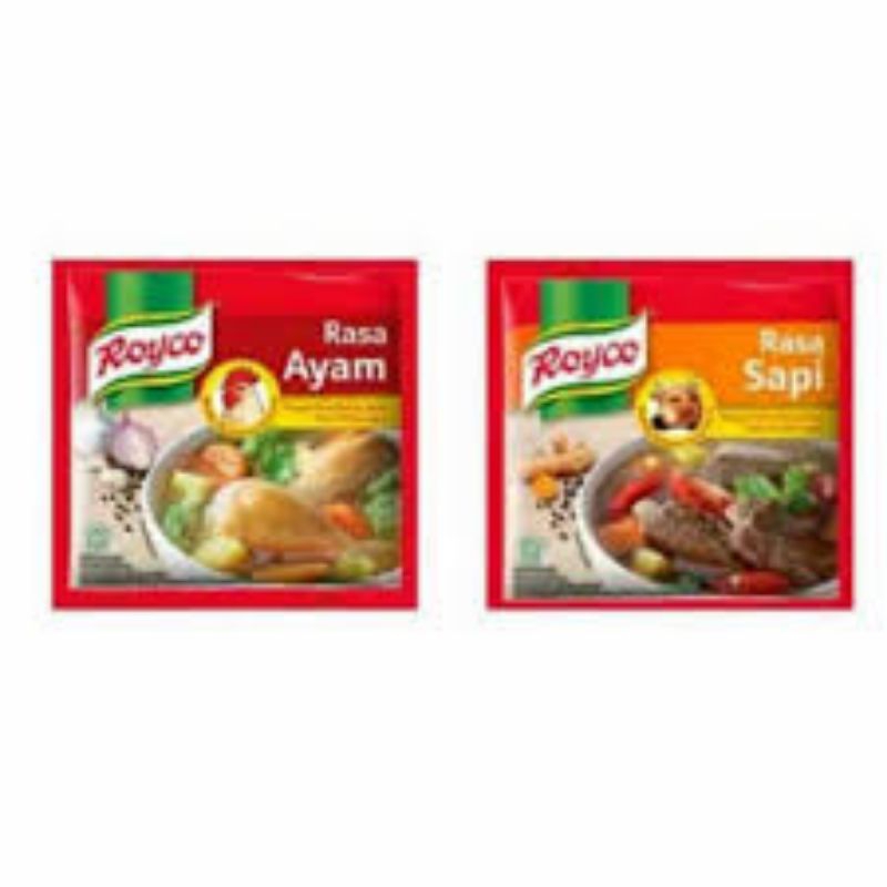 Jual Royco Ayam/Sapi 8 Gram per renceng (12 sachet) | Shopee Indonesia