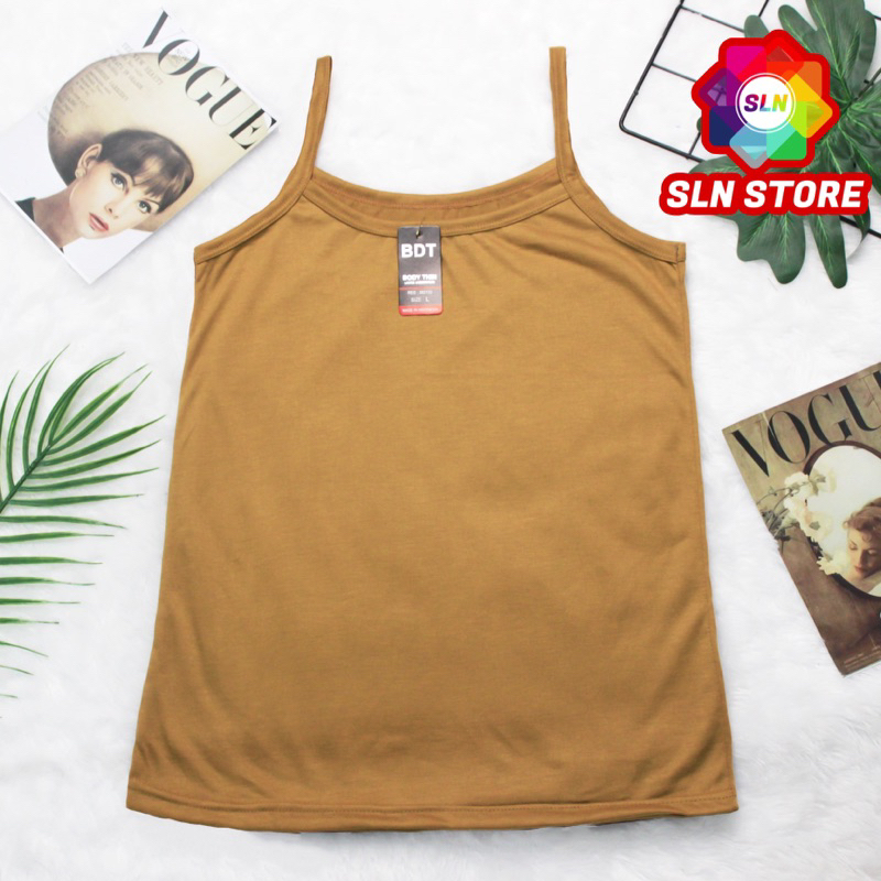 Jual SLN- TANKTOP PREMIUM WANITA / SINGLET TALI KECIL TANGTOP BODYTHIN ...