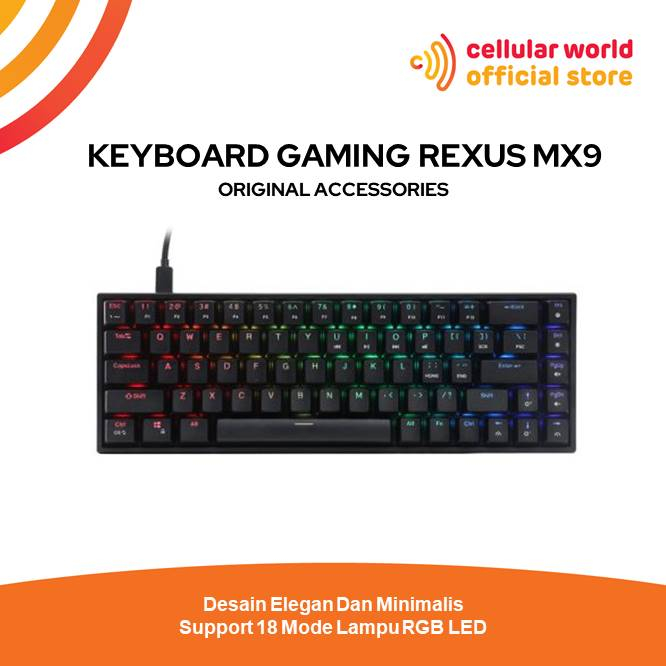 Jual Keyboard Gaming Rexus Mechanical Legionare MX9 Garansi Resmi ...