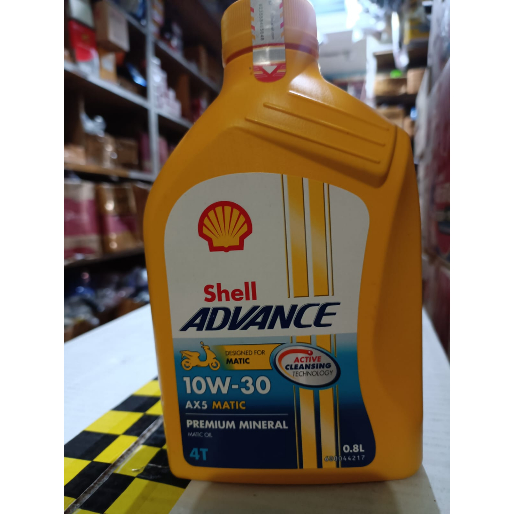 Jual OLI SHELL ADVANCE MATIC AX5 0,8L SAE 10W-30 | Shopee Indonesia