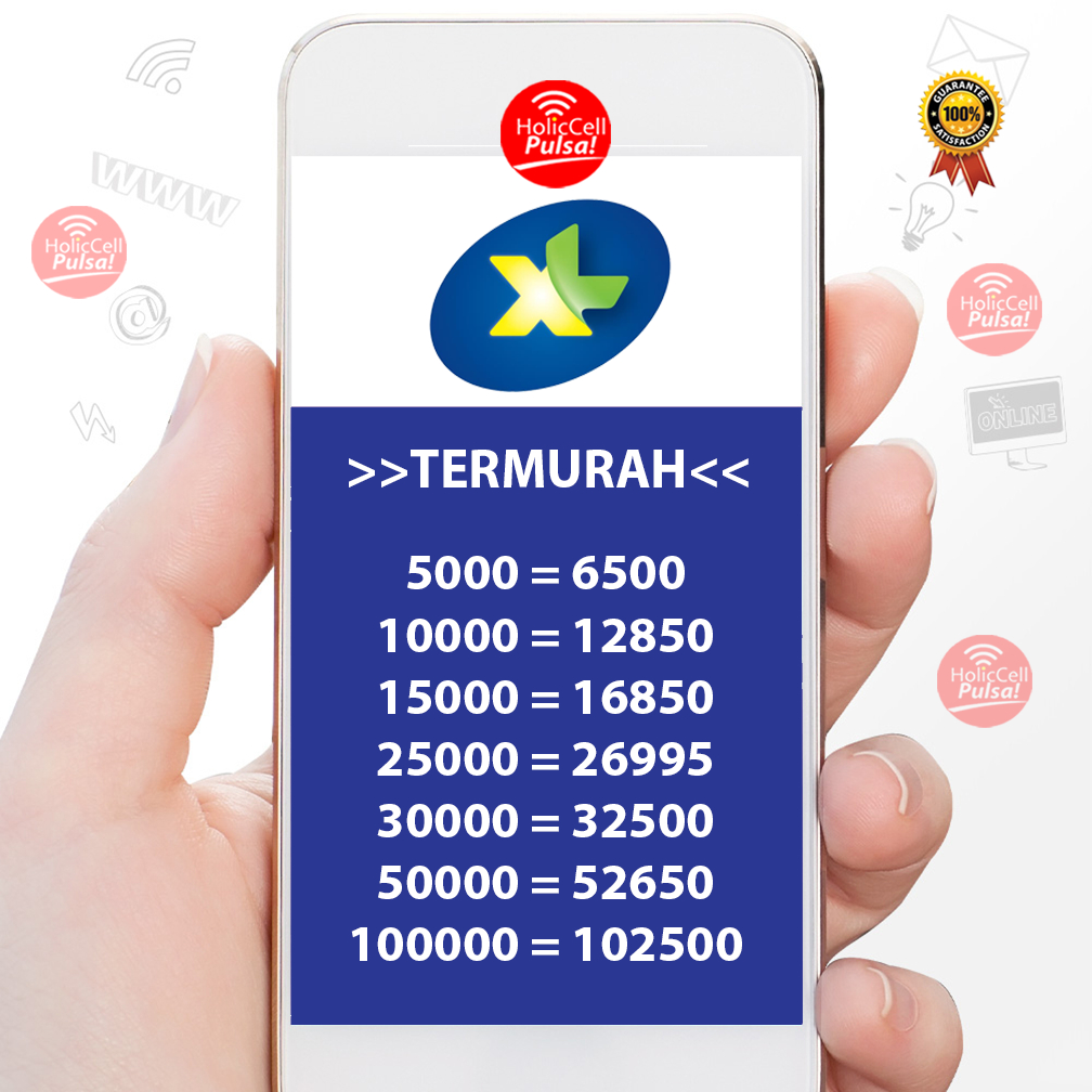 Jual PULSA XL NOMINAL 30000 50000 100000 I WAJIB BACA DESKRIPSI PRODUK ...