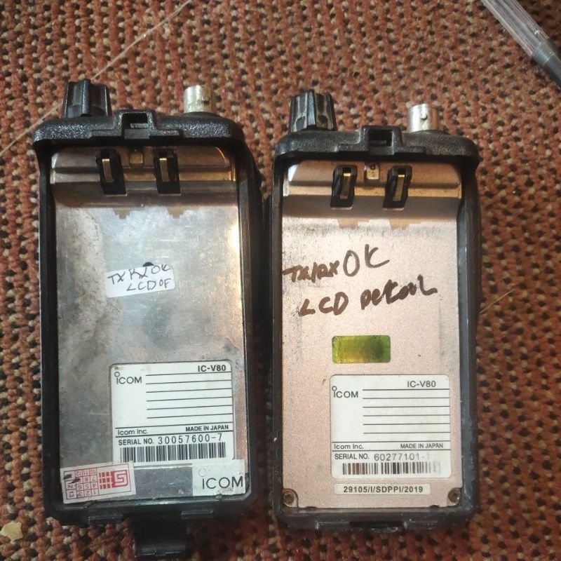 Jual RADIO KOMUNIKASI HT ICOM IC V80 VHF HANDY TALKIE RADIO HT | Shopee ...