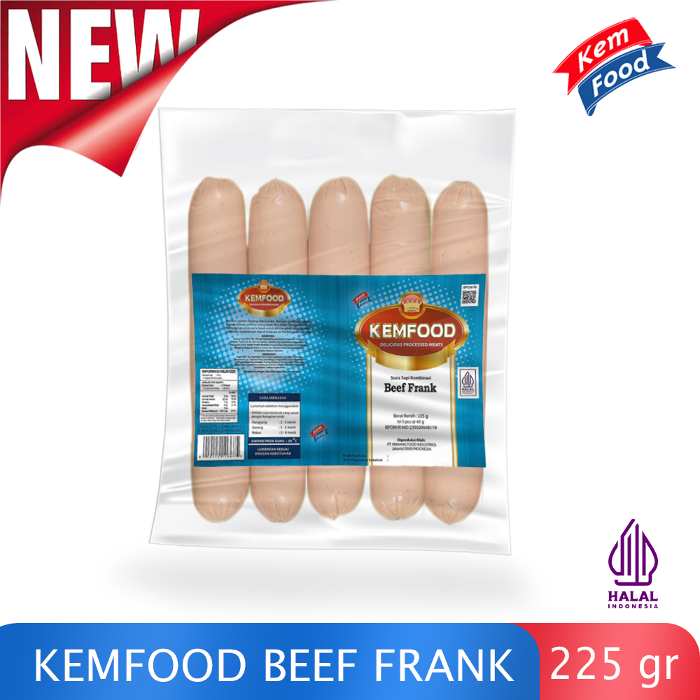 Jual Kemfood Beef Frank - Sosis Sapi 225 gr | Shopee Indonesia
