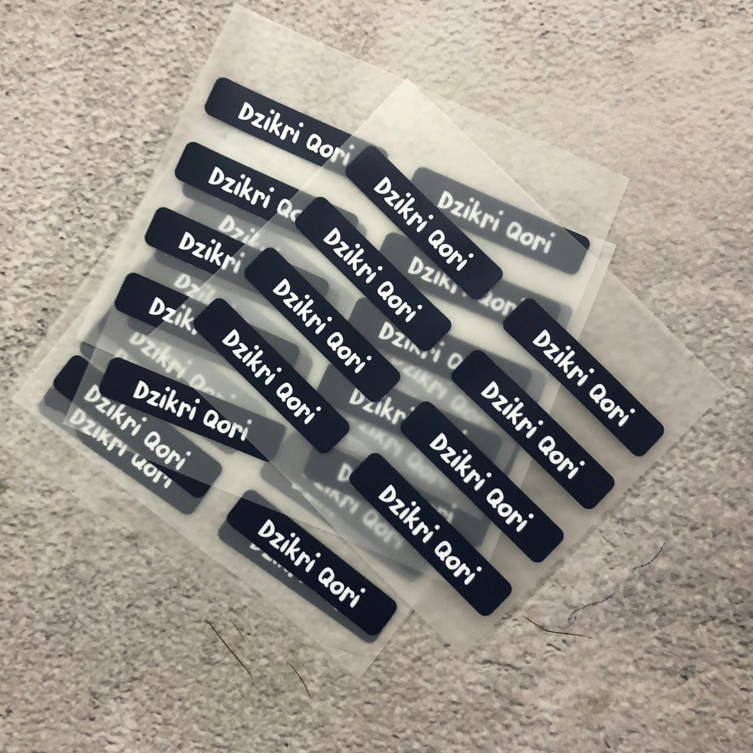 Jual STIKER BAJU LABEL NAMA ANAK SETRIKA LABEL BAJU SETRIKA STIKER NAMA ...