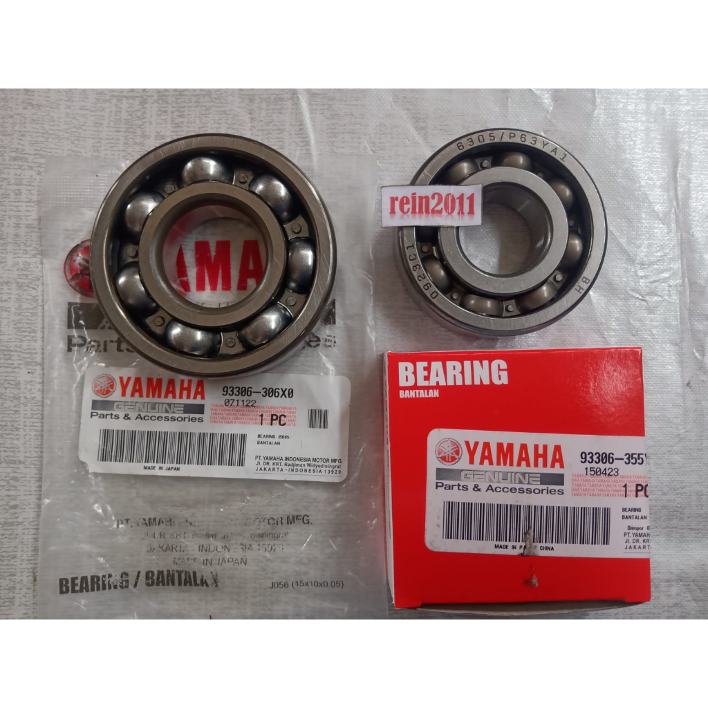 Jual BEARING LAHER KRUK AS 6306 & 6305 NMAX LEXI AEROX 155 ASLI ORI ...