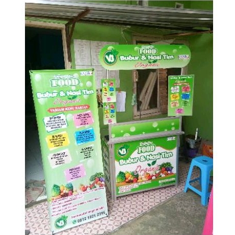 Jual BOOTH PORTABLE MEJA JUALAN MEJA LIPAT FREE BANNER BERDIRI | Shopee ...
