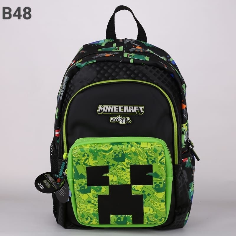 Jual Tas Ransel Smiggle SD Minecraft / Tas Minecraft Smiggle (B48 ... Jual Tas Ransel Smiggle SD Minecraft / Tas Minecraft Smiggle (B48 ...