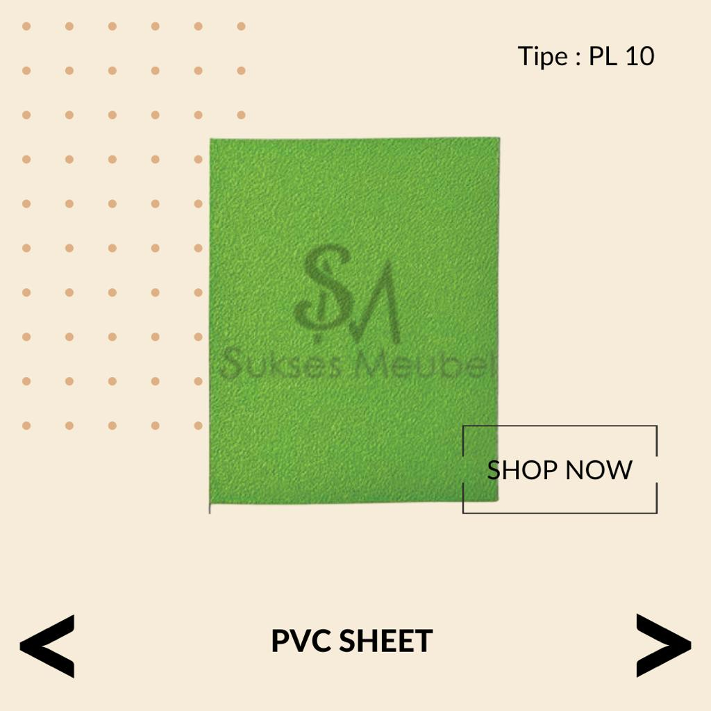 Jual HUBEN PVC Sheet PL 10 Per 5 Meter Tebal 0.3 mm | Pelapis Meja ...