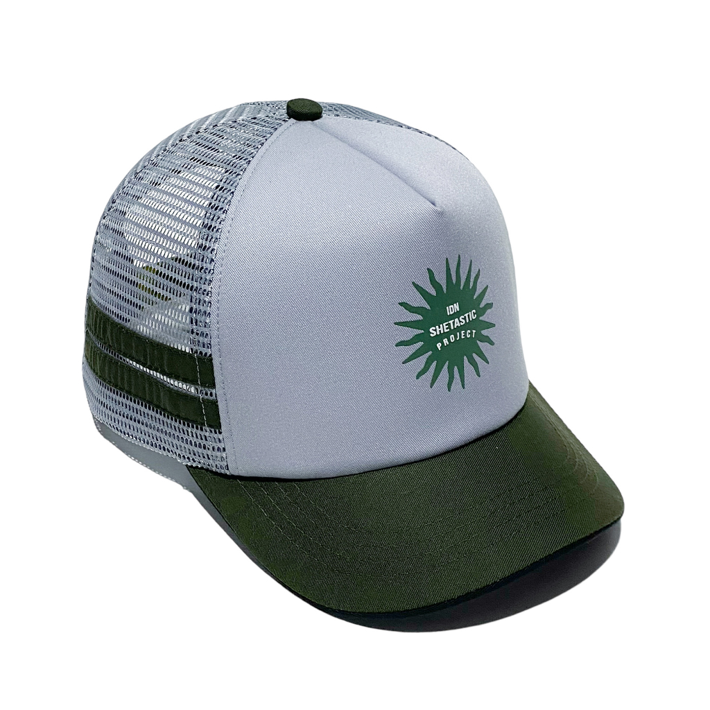 Jual Shetastic Caps Visor Pendek Topi Pria Truker Hat Gray Dark Green ...