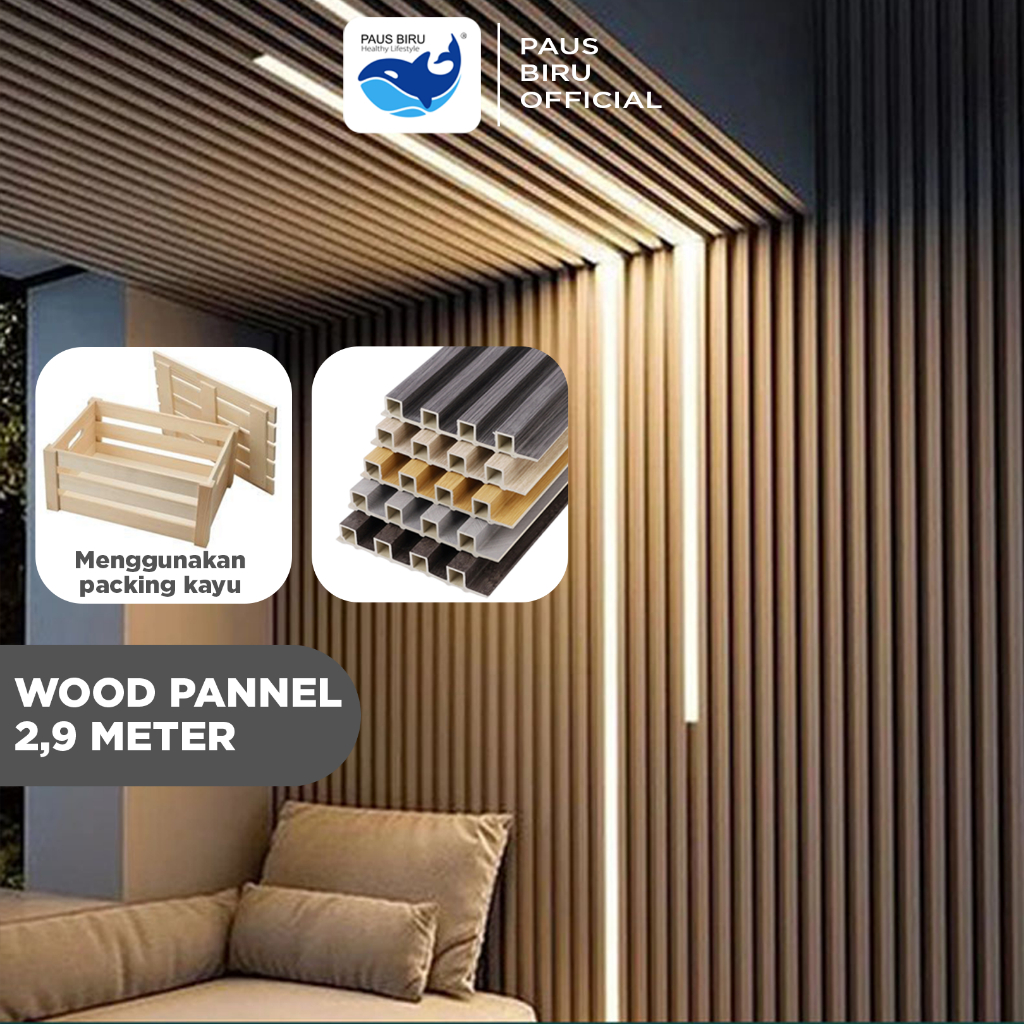 Jual WALL WPC WOOD PANEL ISI 14 PCS WALLPANEL WPC PVC KAYU DINDING ...