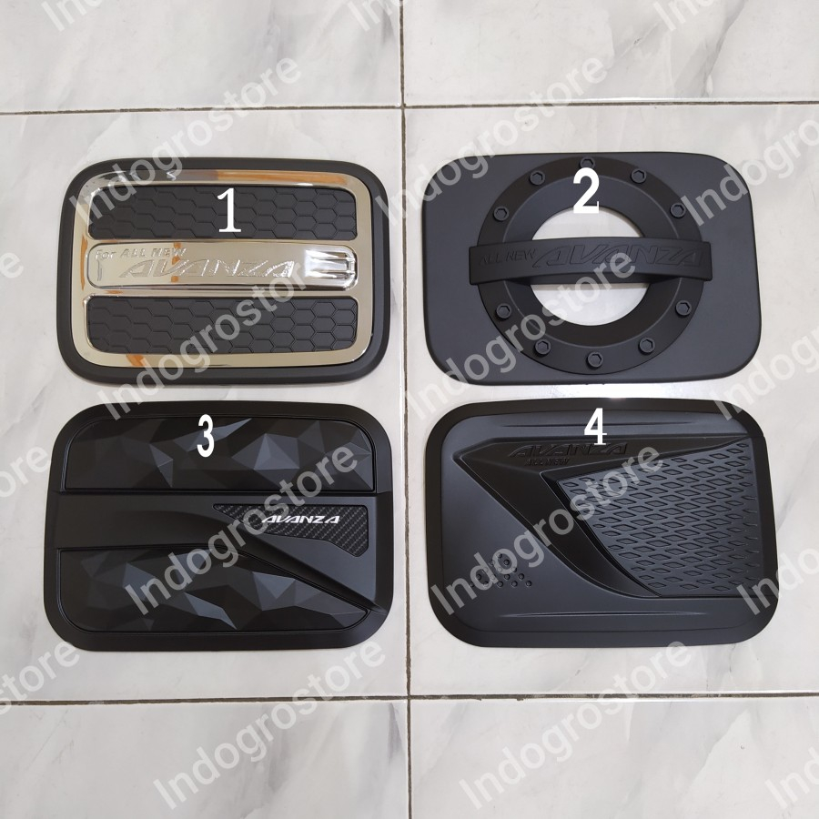 Jual Tank Cover Tutup Tangki Hitam Mobil All New Avanza Veloz 2012 2013 ...