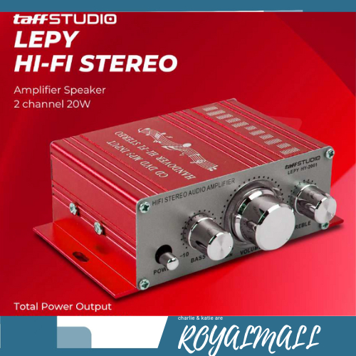 Jual Lepy Hi-Fi Stereo Amplifier Speaker 2 channel 20W / Amplifier ...