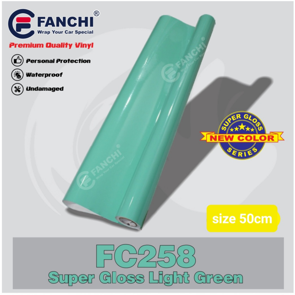 Jual 50cm Sticker Fanchi Super Gloss Glossy II New Color SERIES per ...