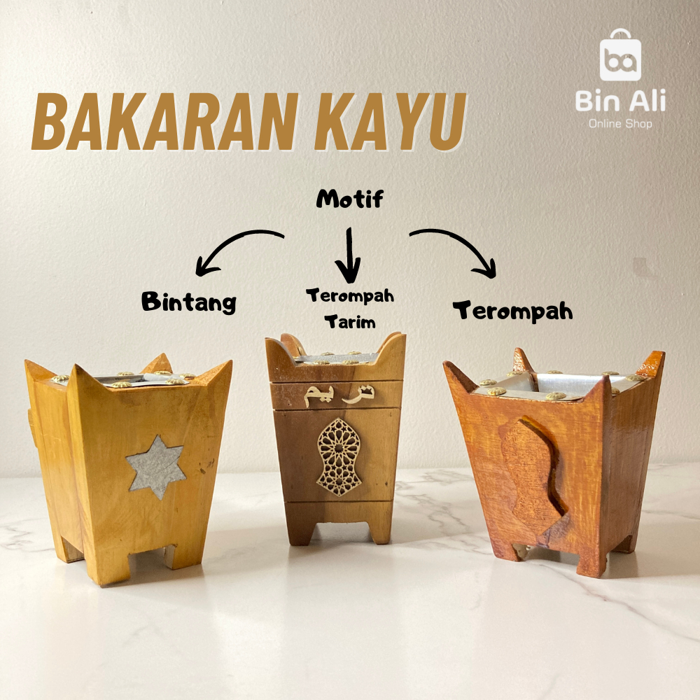 Jual Tempat Bakran kayu motif / Tempat Bukhur kayu | Shopee Indonesia