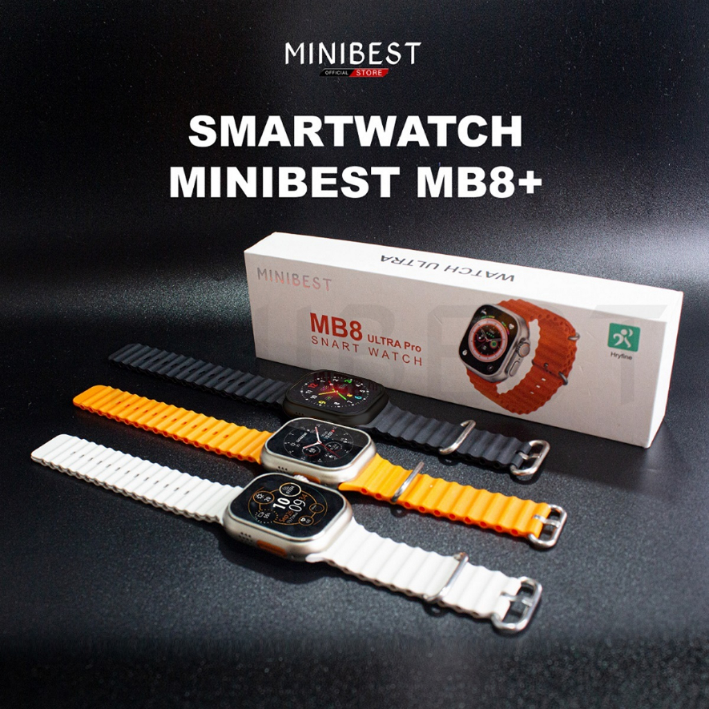 Jual MINIBEST Smartwatch MB8 Plus Ultra Pro Bluetooth V5.2 Full Touch ...