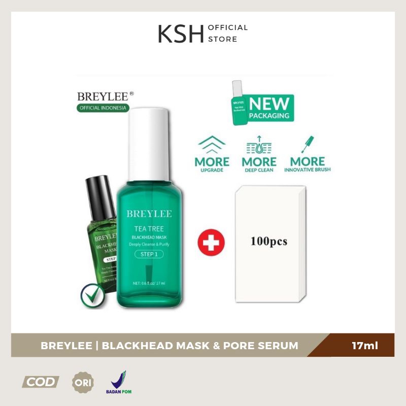 Jual KSH Mall - BREYLEE Step 1 Blackhead Mask & Step 2 Pore Serum ...