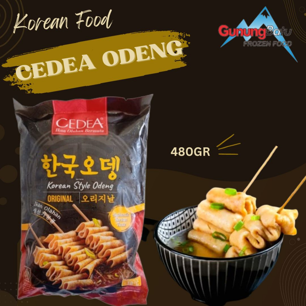 Jual CEDEA KOREAN STYLE ODENG VARIANS (ORI/SPICY) 480GR | Shopee Indonesia
