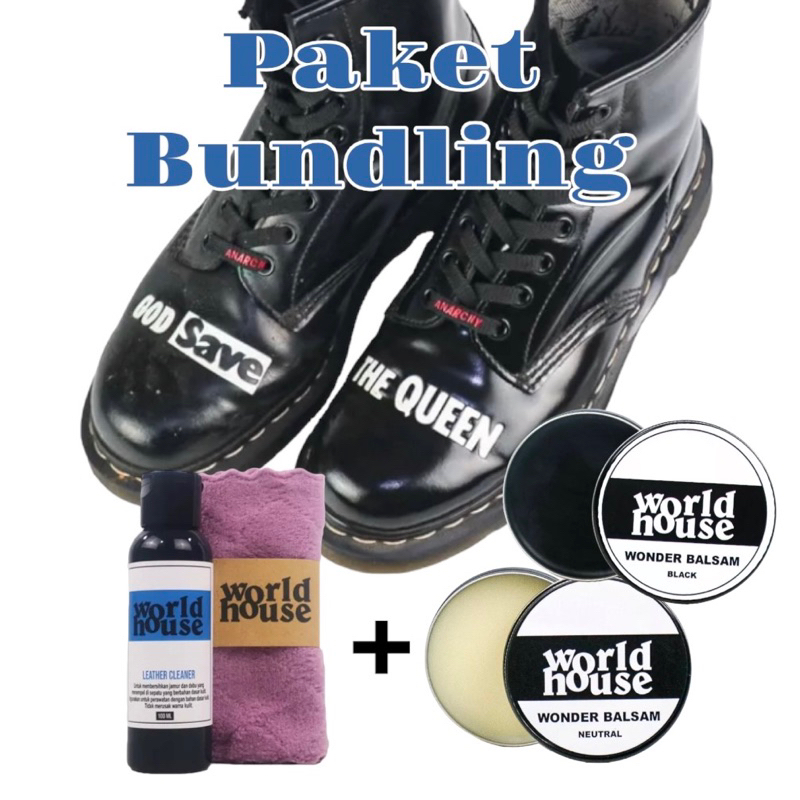 Jual paket bundling wonder balsam dan leather cleaner by worldhouse ...
