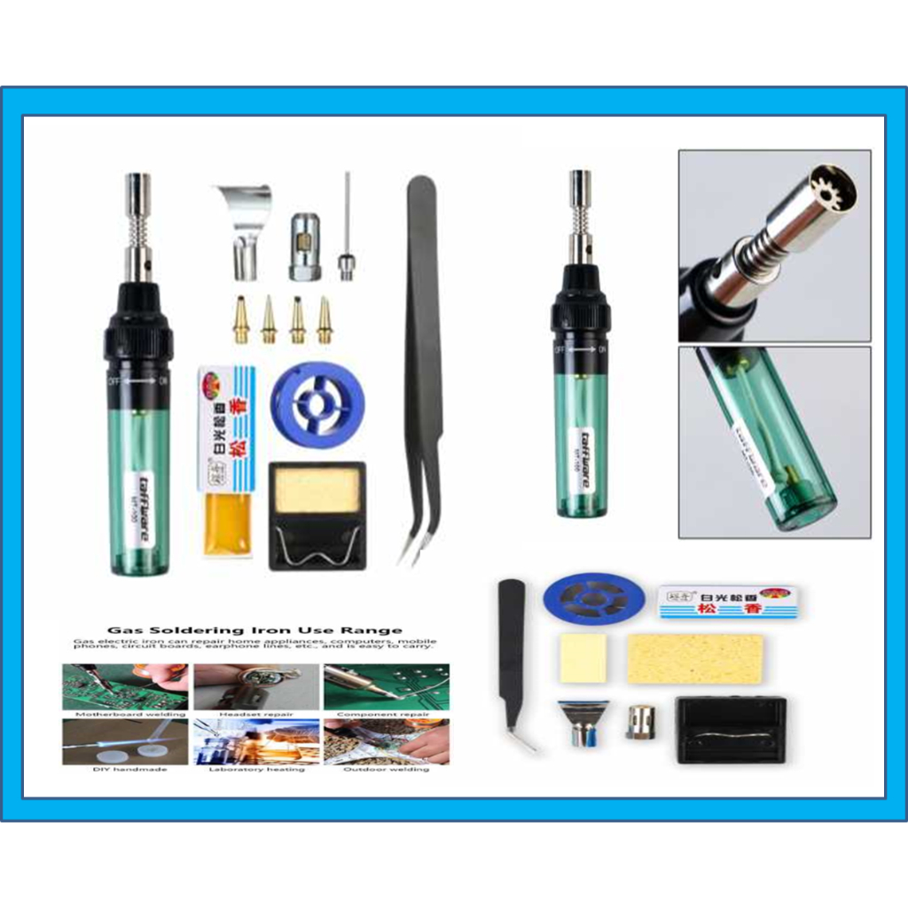 Jual 1300 Celsius Butana 11 In 1 Portabel Besi Solder Kit Pena Las ...