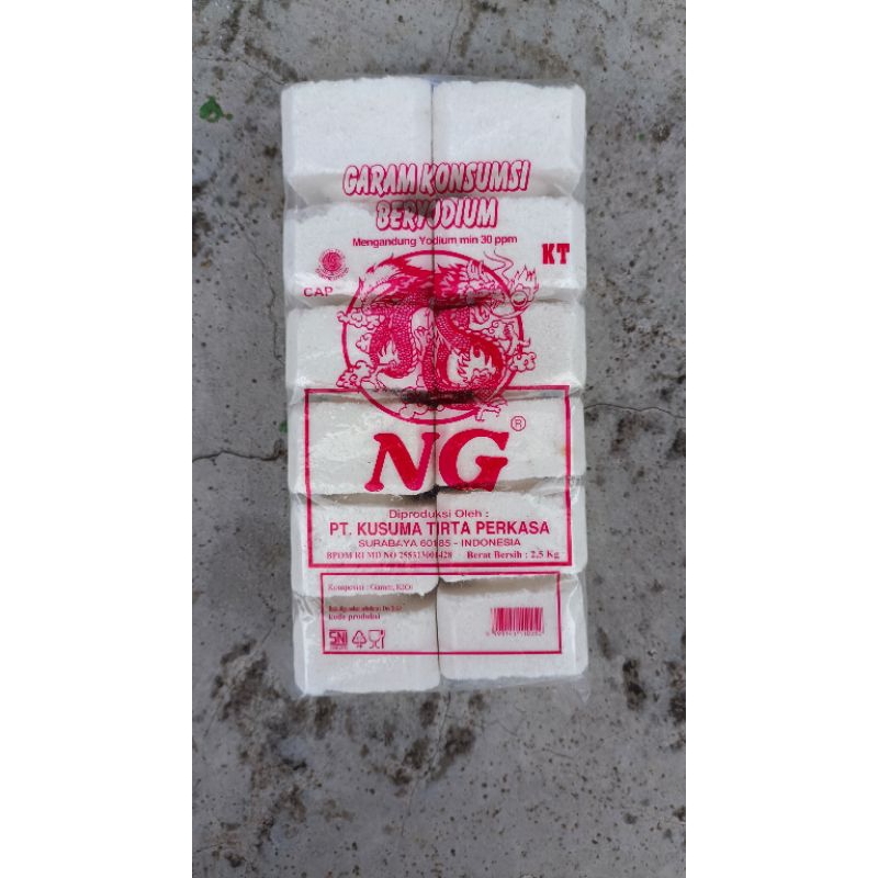 Jual Garam Yodium / Garam Dapur Cap NG (Naga) - Per Pack (12 Pcs ...