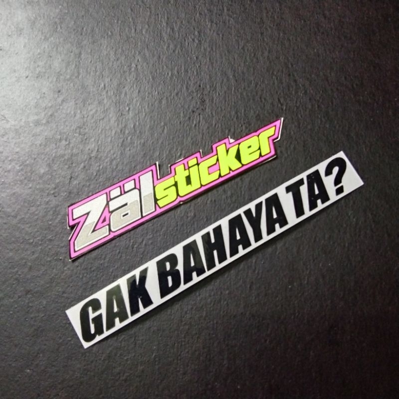 Jual sticker gak bahaya ta sticker cutting | Shopee Indonesia
