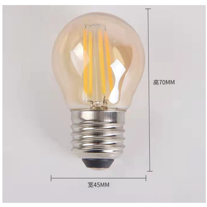 Jual LAMPU LED FILAMEN 4 WATT EDISON 4W ST64 G80 G45 C35 FILAMENT LED 4W BULB 4W E27 OVAL LAMPU ...