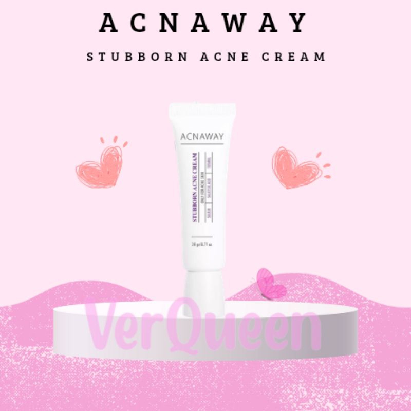 Jual ACNAWAY Stubborn Acne Cream Krim Jerawat Acne Spot Treatment ...