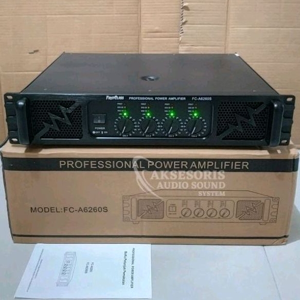 Jual Power Amplifier FirstClass FC A6260S 4ch 600 Watt Original Produk Kualitas Bagus | Shopee ...