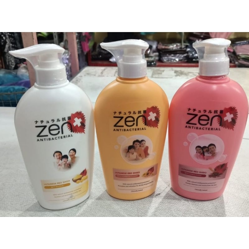 Jual Zen Antibacterial Japanese Red Shiso Pump All Varian 480ml ...