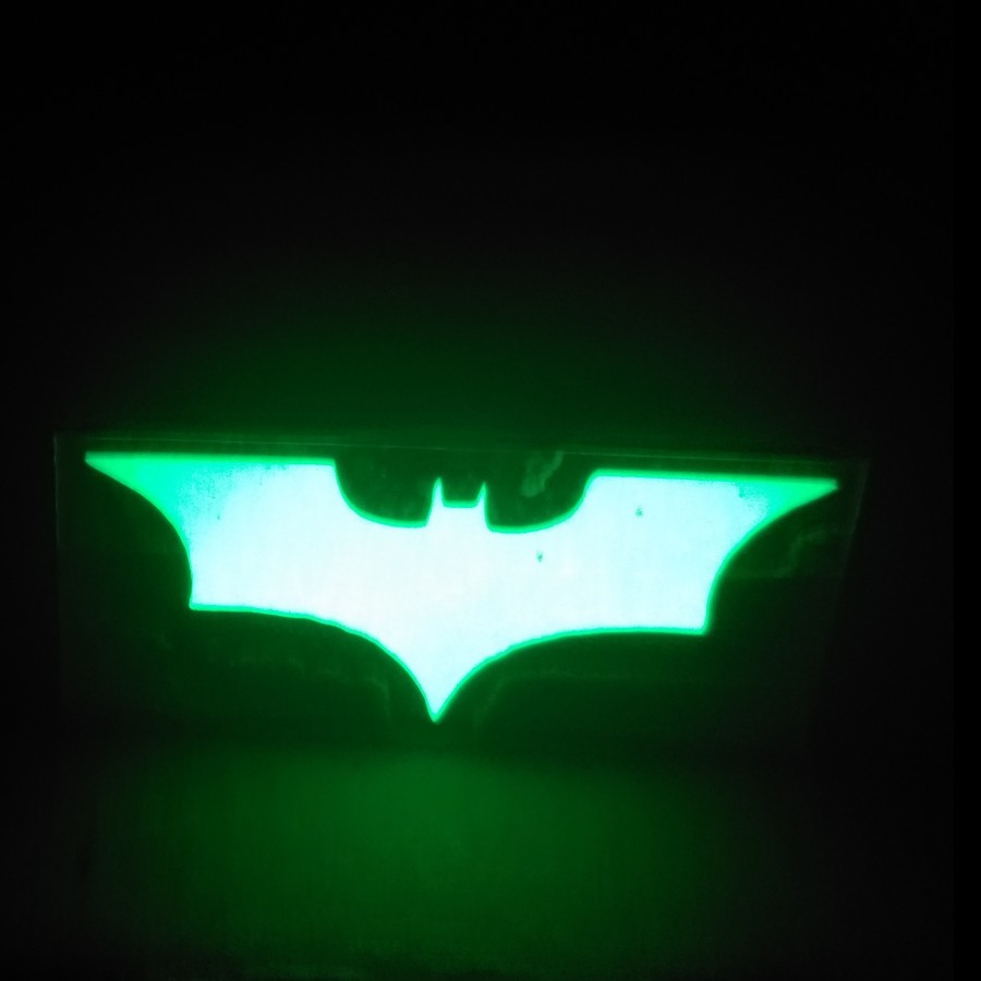 Jual Sticker LOGO BATMAN glow in the dark dan reflective | Shopee Indonesia