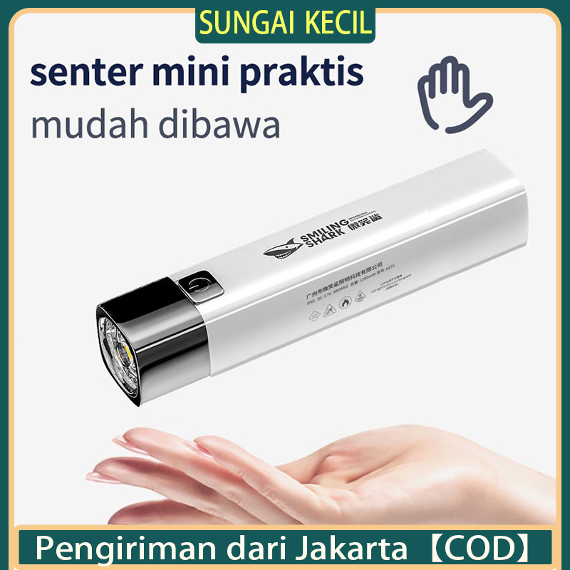 Jual Senter LED Super Terang Hingga 600 Meter (asli)/Jarak Jauh ...